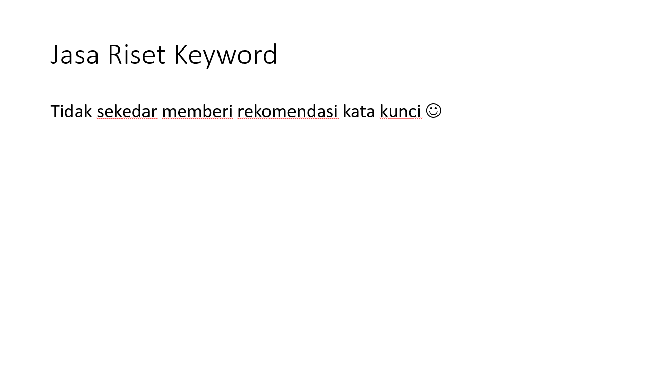 Jasa Riset Keyword - Apa yang Dilakukan dan Cara Memilih yang Legit ...